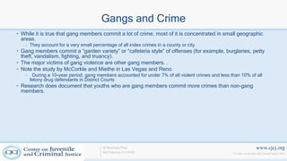 Evolution of Gangs in the U.S. (CJ 471) | PPT