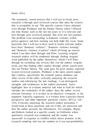 Cj525 unit4 dqtopic #1 the research literature reviewpar | DOCX