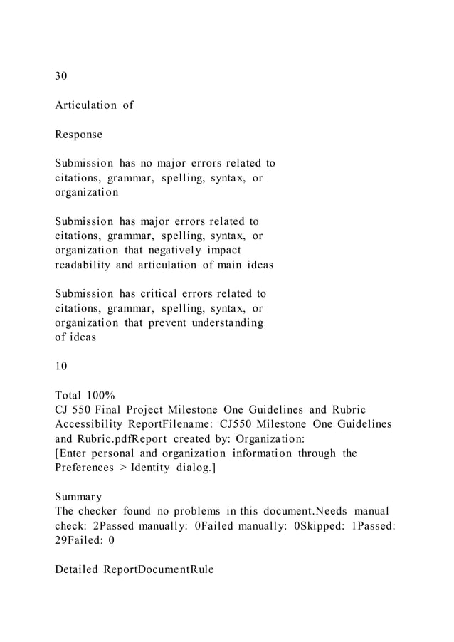 CJ 550 Final P | PDF