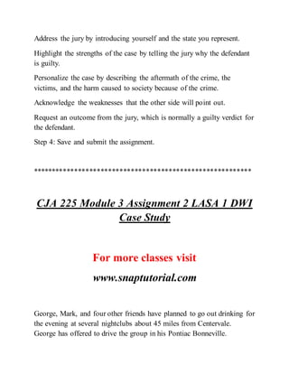 Cja 225 Enthusiastic Study / snaptutorial.com