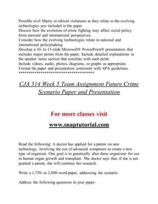 CJA 314 Education Organization / snaptutorial.com