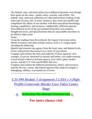 CJA 498 help A Guide to career/Snaptutorial | PDF