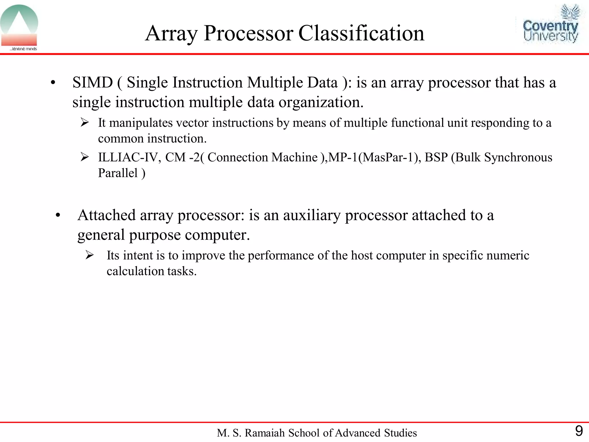 Array Processor | PDF