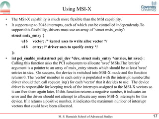 Message Signaled Interrupts | PDF