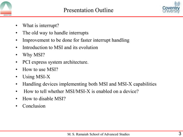 Message Signaled Interrupts | PDF