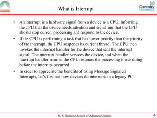 Message Signaled Interrupts | PDF