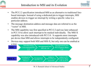 Message Signaled Interrupts | PDF