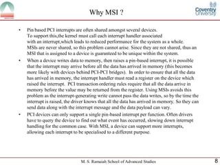 Message Signaled Interrupts | PDF