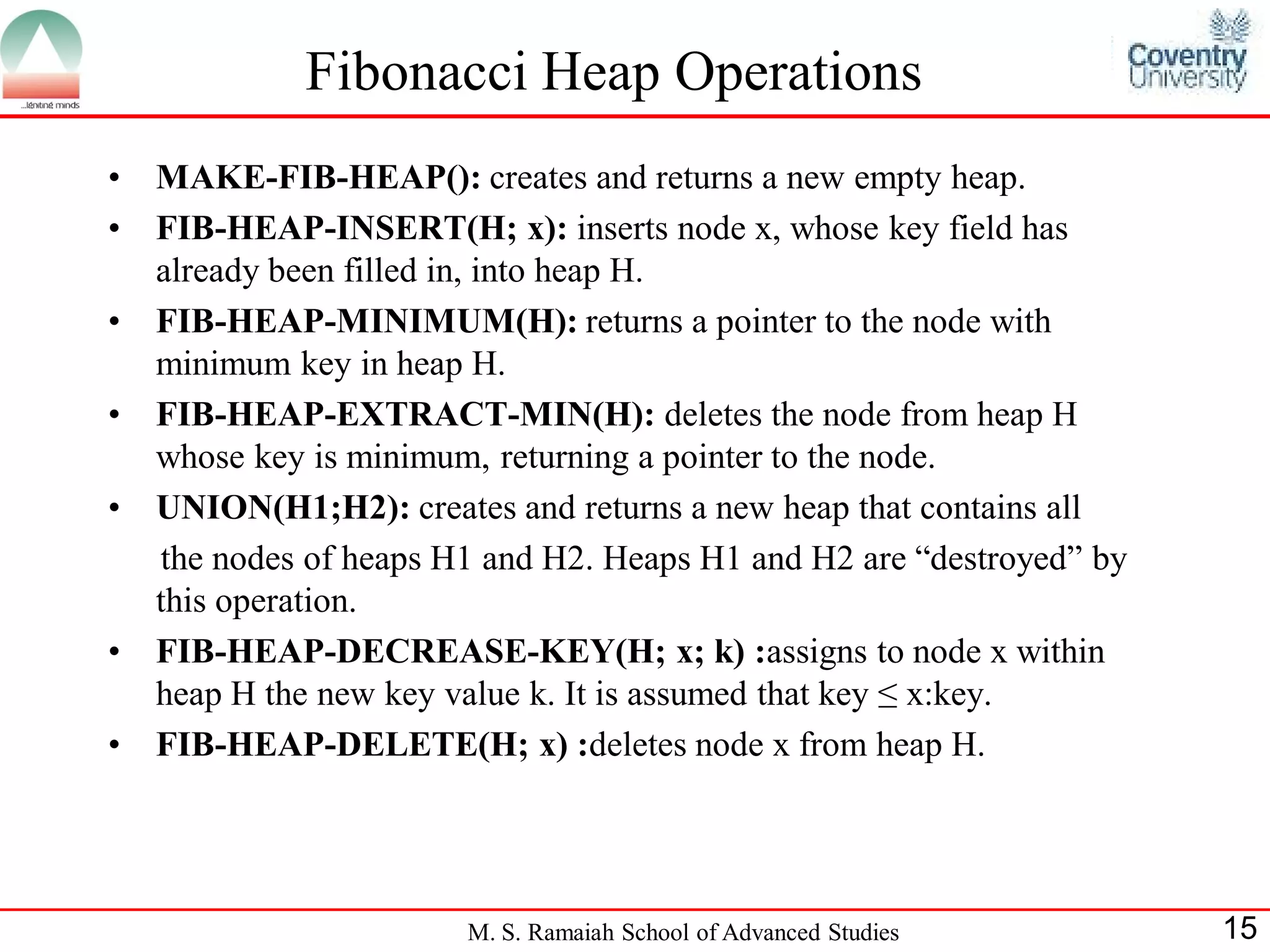 Fibonacci Heap | PDF | Science