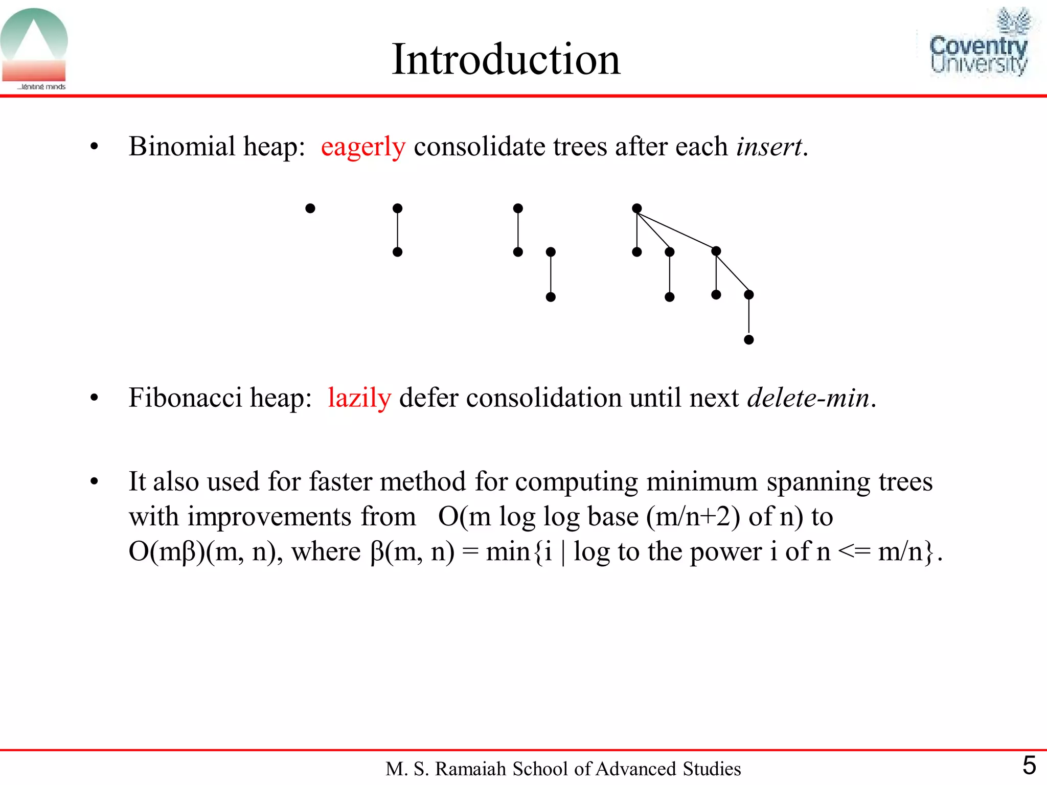Fibonacci Heap Ppt 