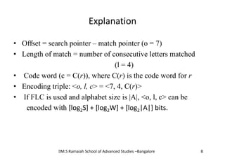 Cjb0912010 lz algorithms | PPTX