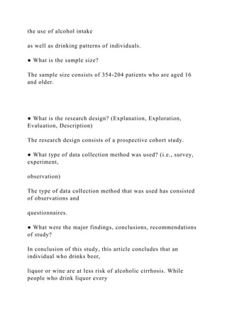 CJBS 250 RESEARCH PROPOSAL Article #1 Alco.docx | Substance Abuse ...