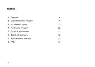 CJCC Accelerator Program | PPT