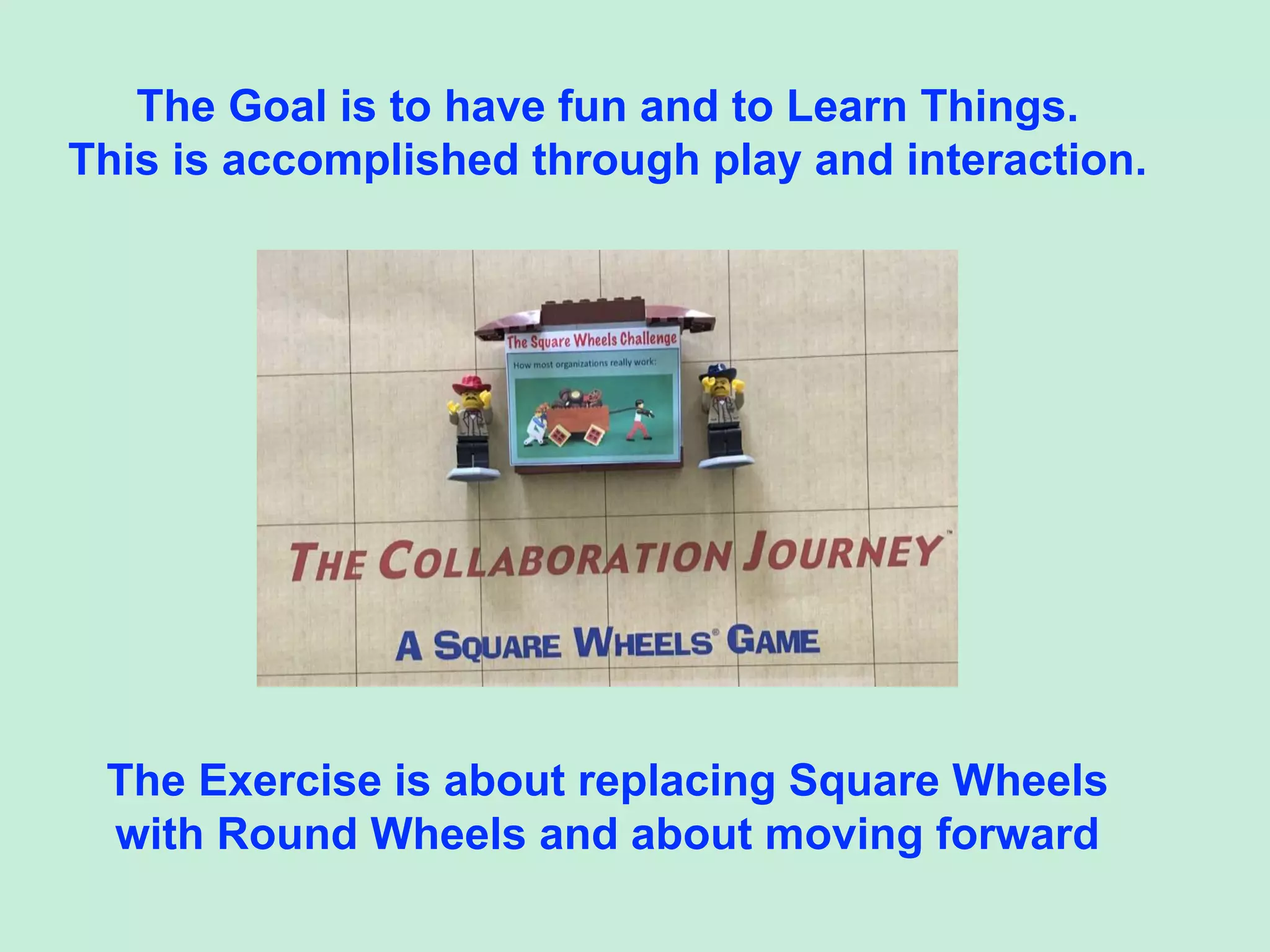 The Collaboration Journey Challenge - a 90 Minute Teambuilding Exercise ...