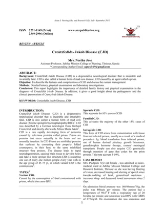 Cjd | PDF