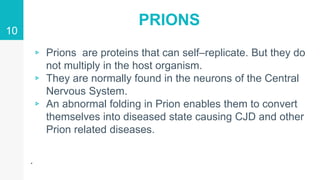 CJD- Creutzfeldt Jakob's Disease | PPTX