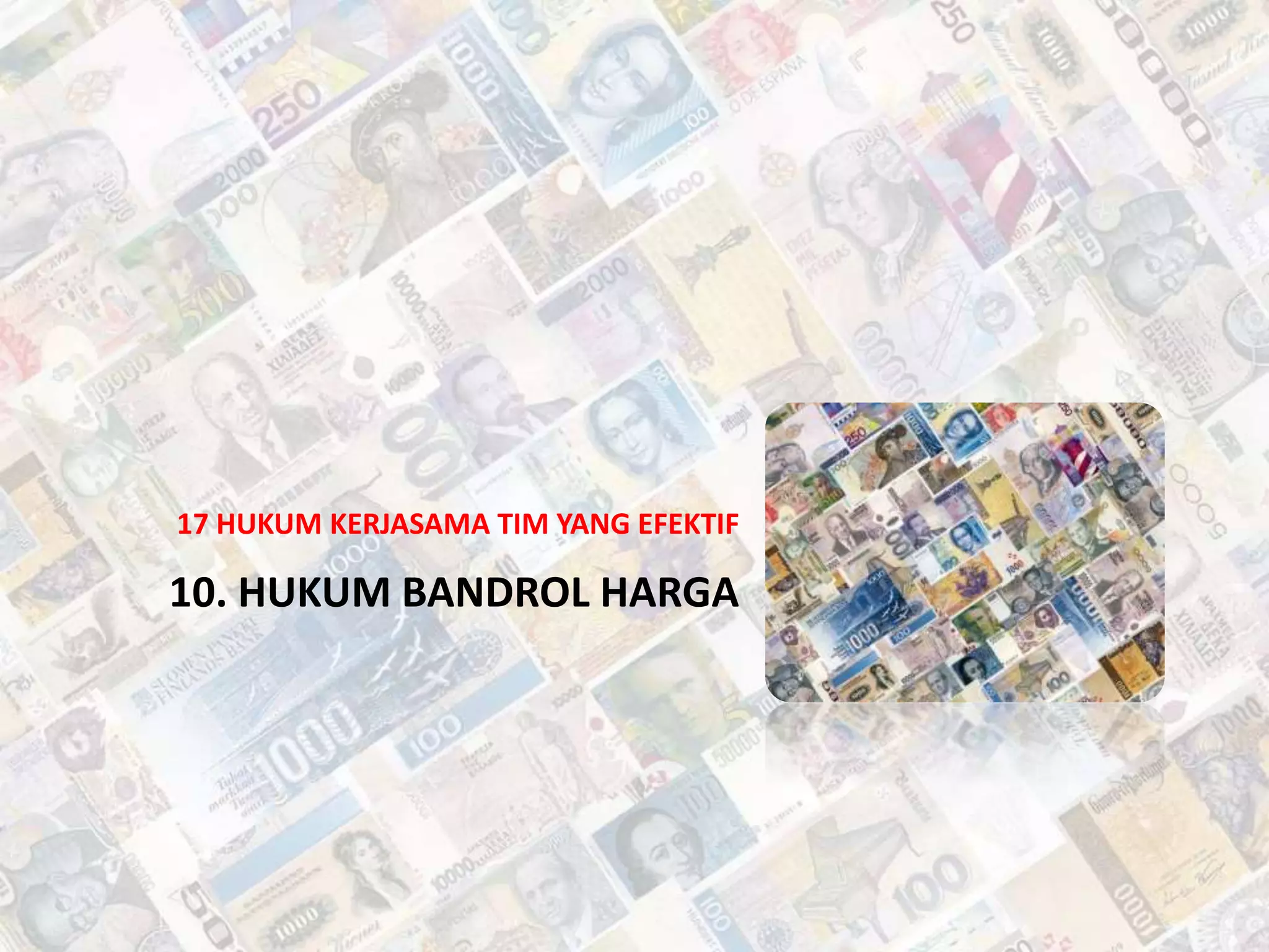 Hukum Bandrol Harga | PPT