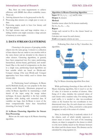 Mining Stream Data using k-Means clustering Algorithm | PDF