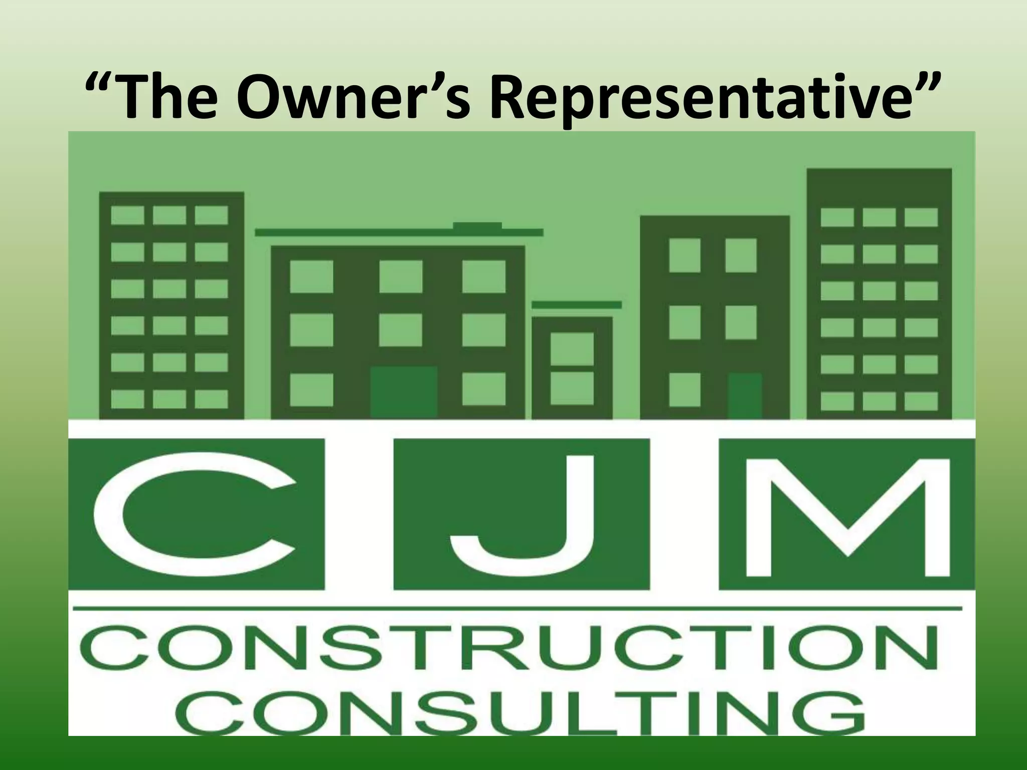 CJM Construction Consulting PowerPoint Presentation | PPTX
