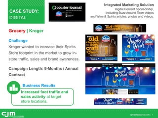 CJ Media Case Study | Grocery: Kroger | PDF
