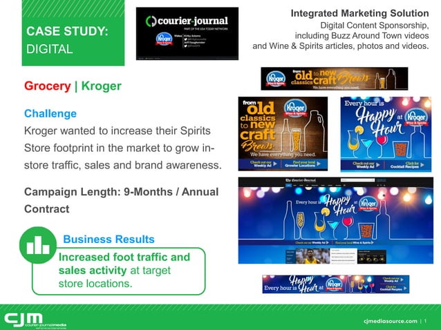 CJ Media Case Study | Grocery: Kroger | PDF