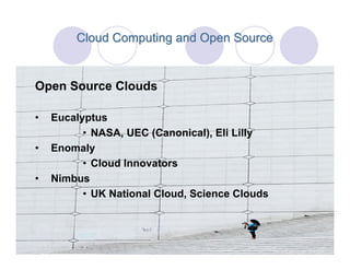 Cloud Computing and Open Source | PPT