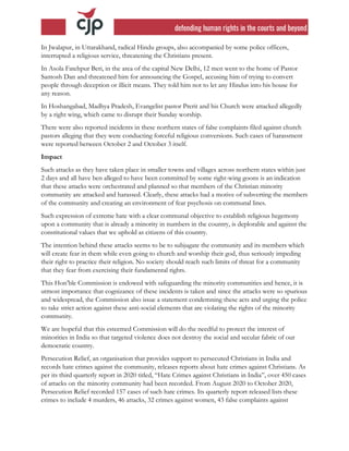 Cjp ncm-complaint-church-attacks-vice-chairperson | PDF