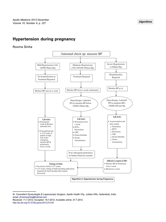 Hypertension during pregnancy | PDF