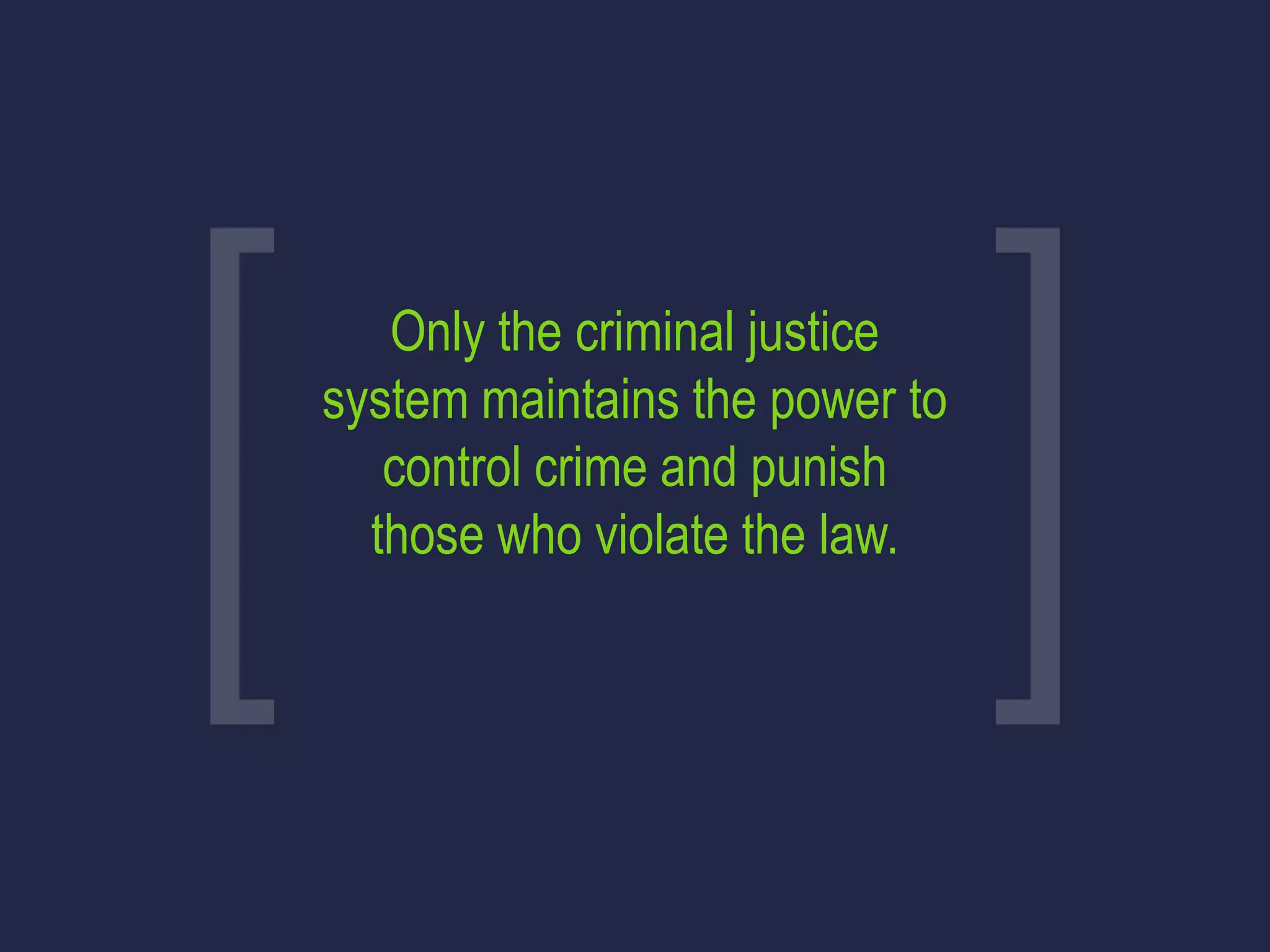 Criminal Justice Presentation | PPTX