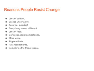 Personal Change Management | PPTX