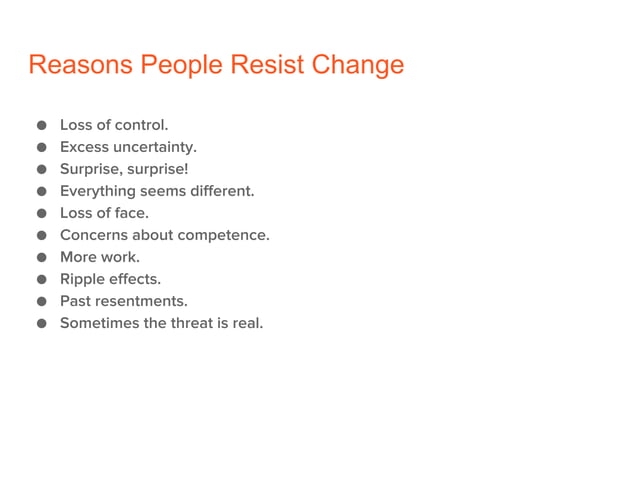 Personal Change Management | PPTX | Science