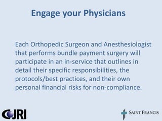 Fundamentals of Bundles for Joint Replacement – Creating the ...