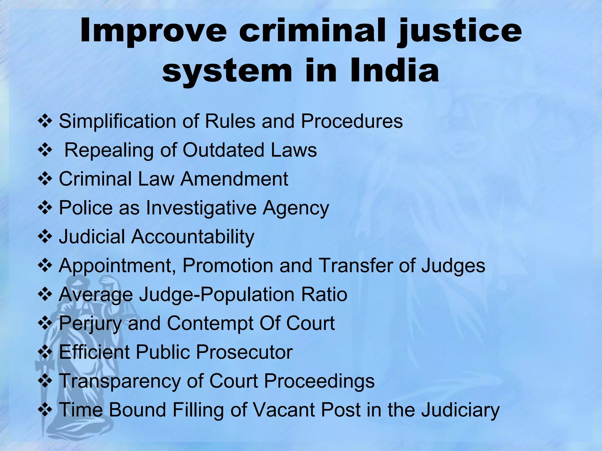 Criminal Justice System | PPTX