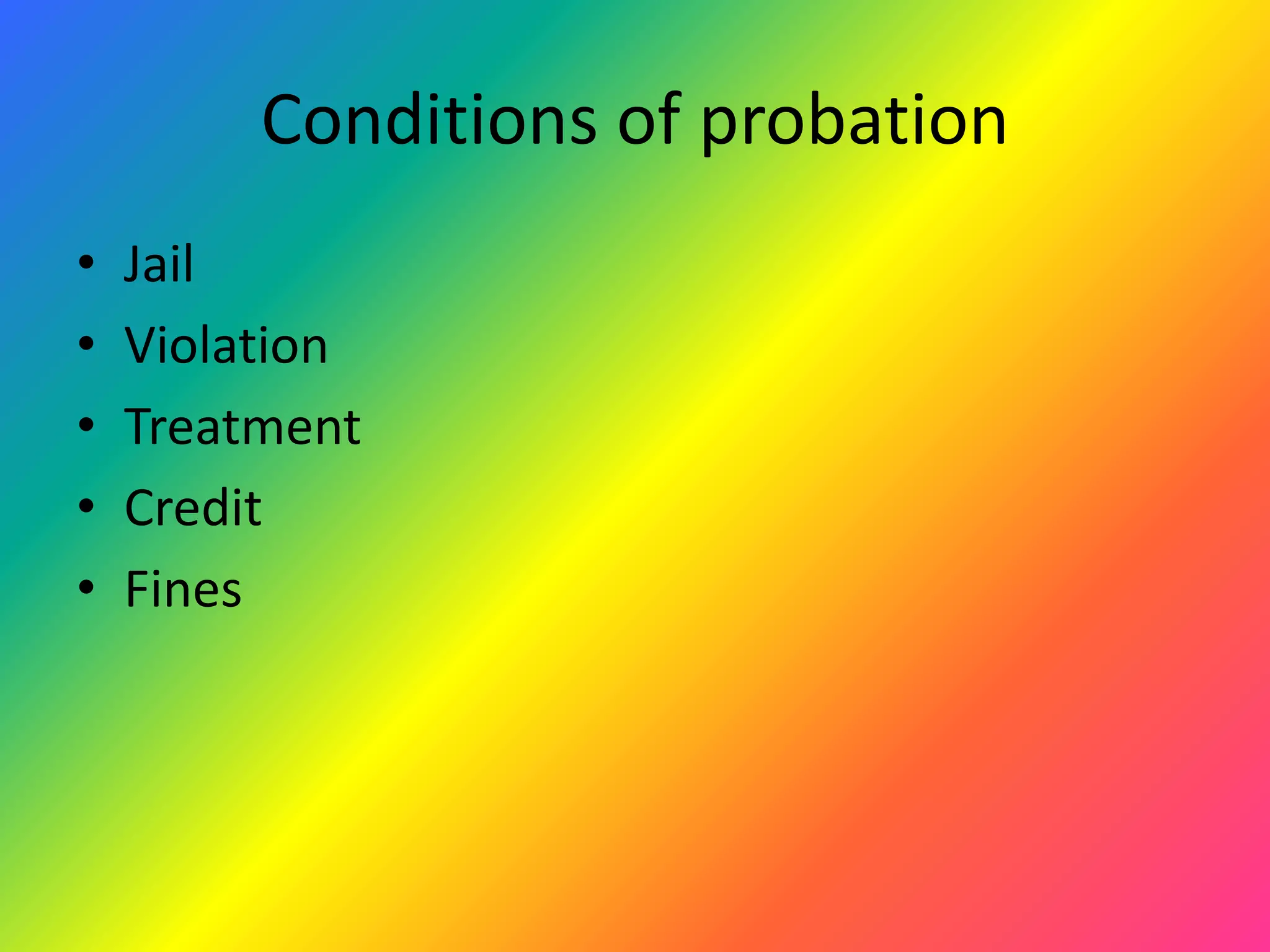 Cjs240 probation presentation | PPT