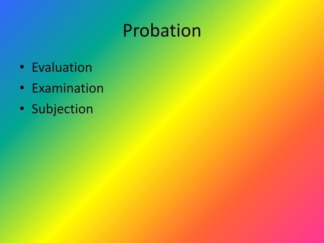Cjs240 probation presentation | PPT