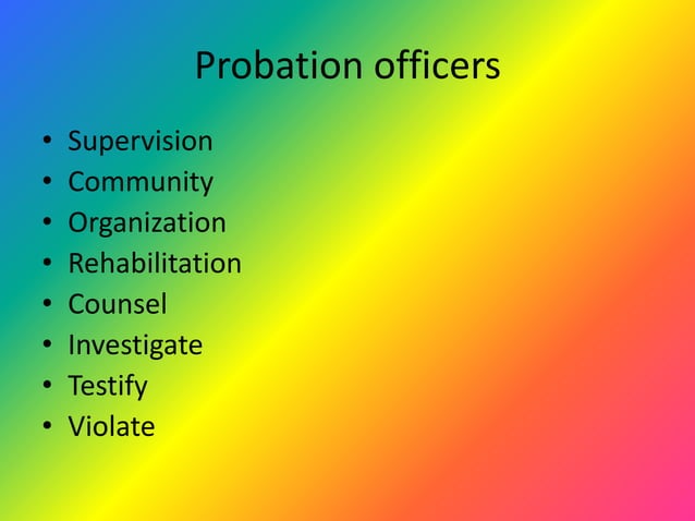 Cjs240 probation presentation | PPT