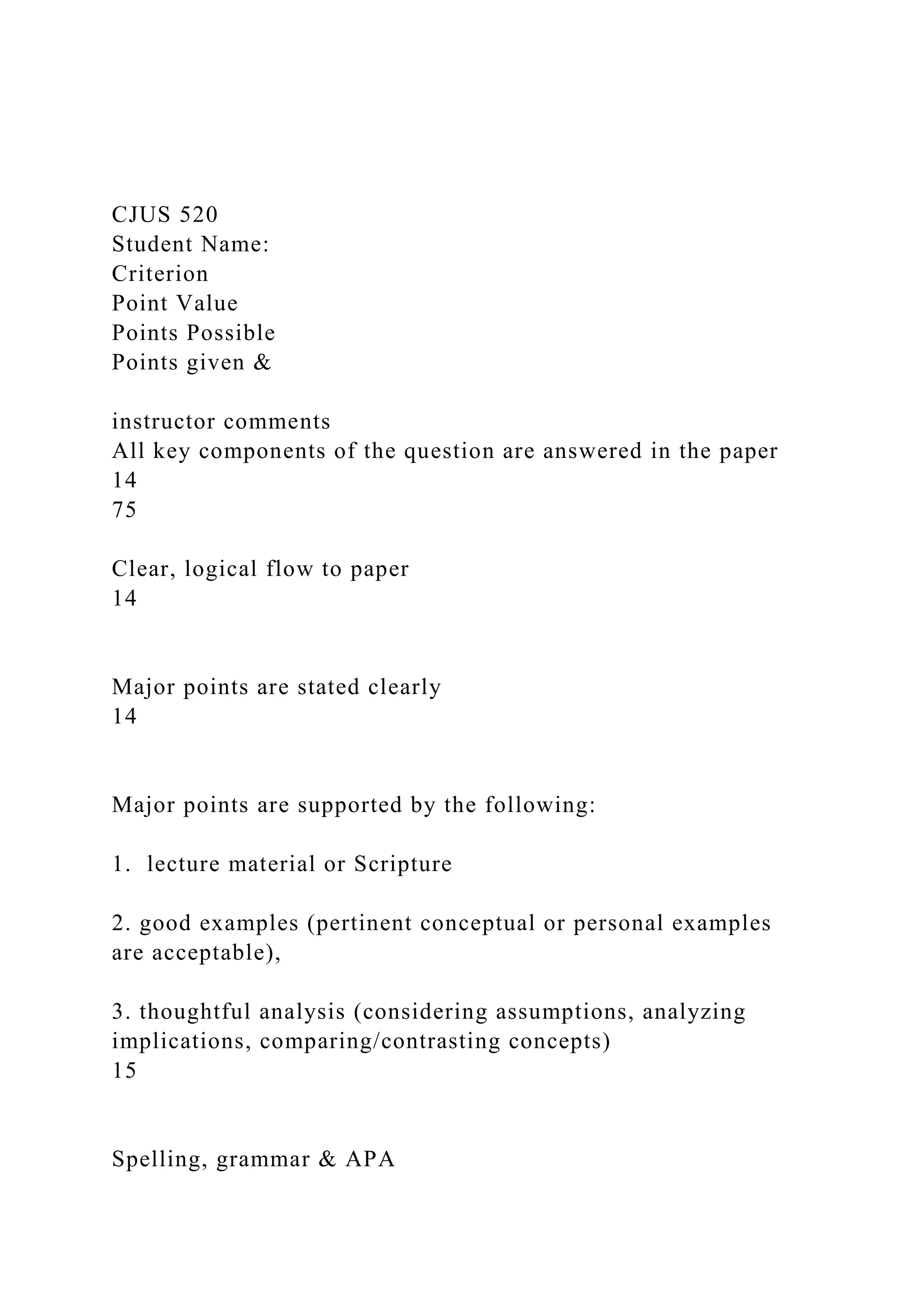 CJUS 520Policy Development Draft InstructionsLaw enforcemen.docx