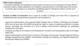 Reflections on SADC Cyberinfrastructure Framework/Colin Wright | PPT