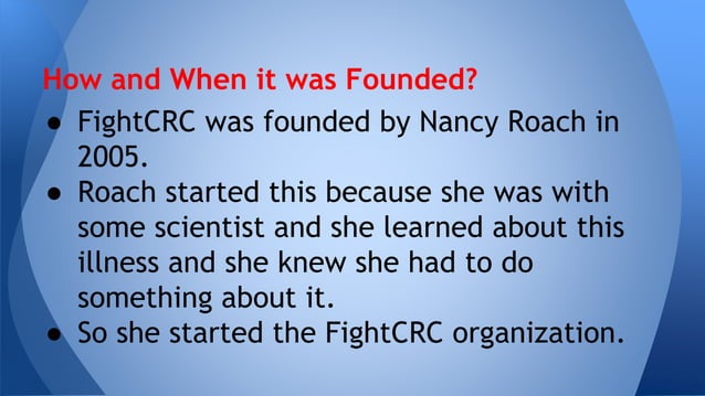 Fight crc slideshow | PPT