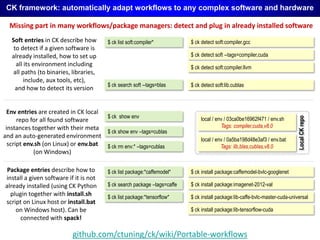 Accelerating open science and AI with automated, portable, customizable ...