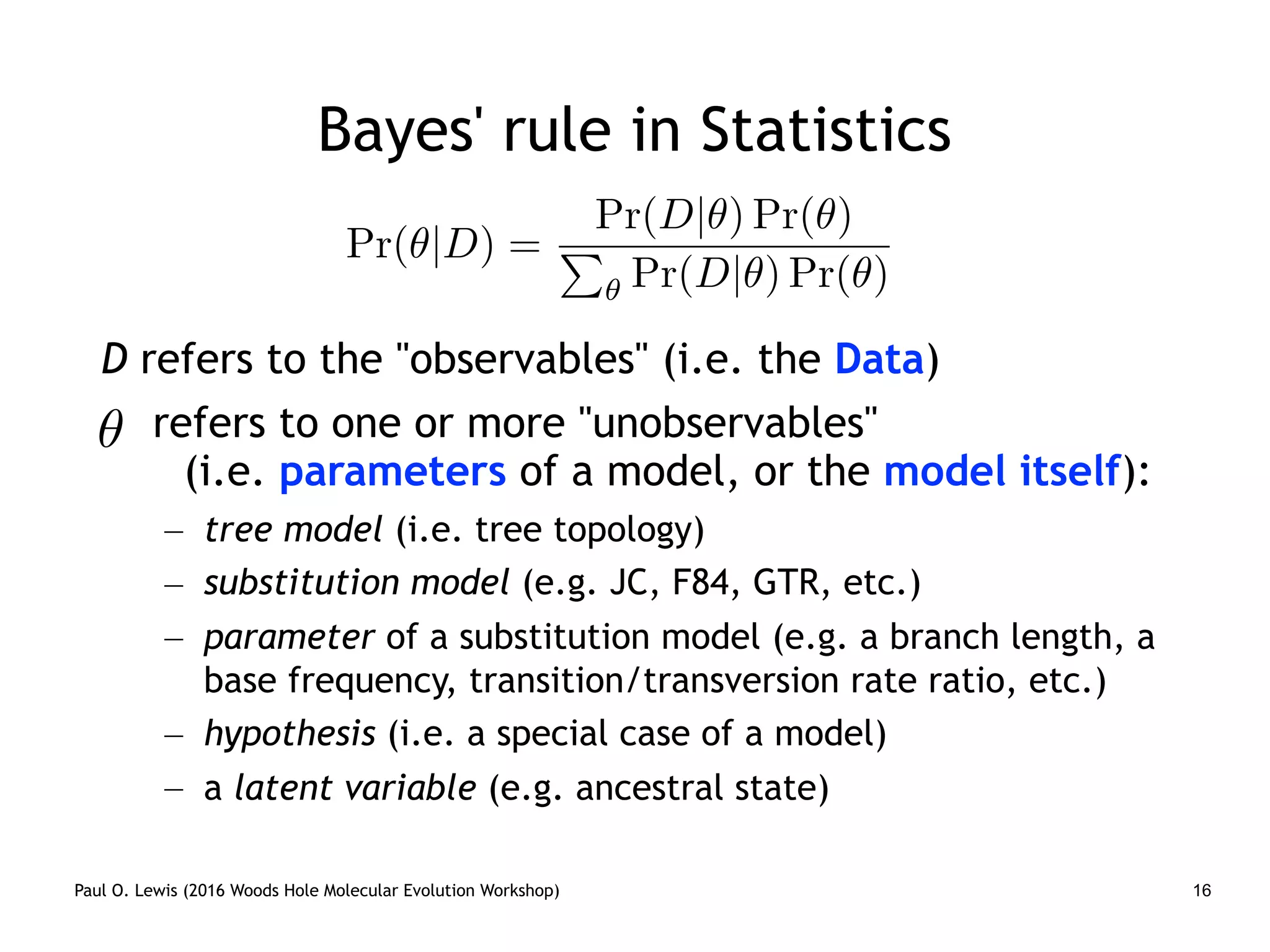 Introduction to Bayesian Phylogenetics | PDF