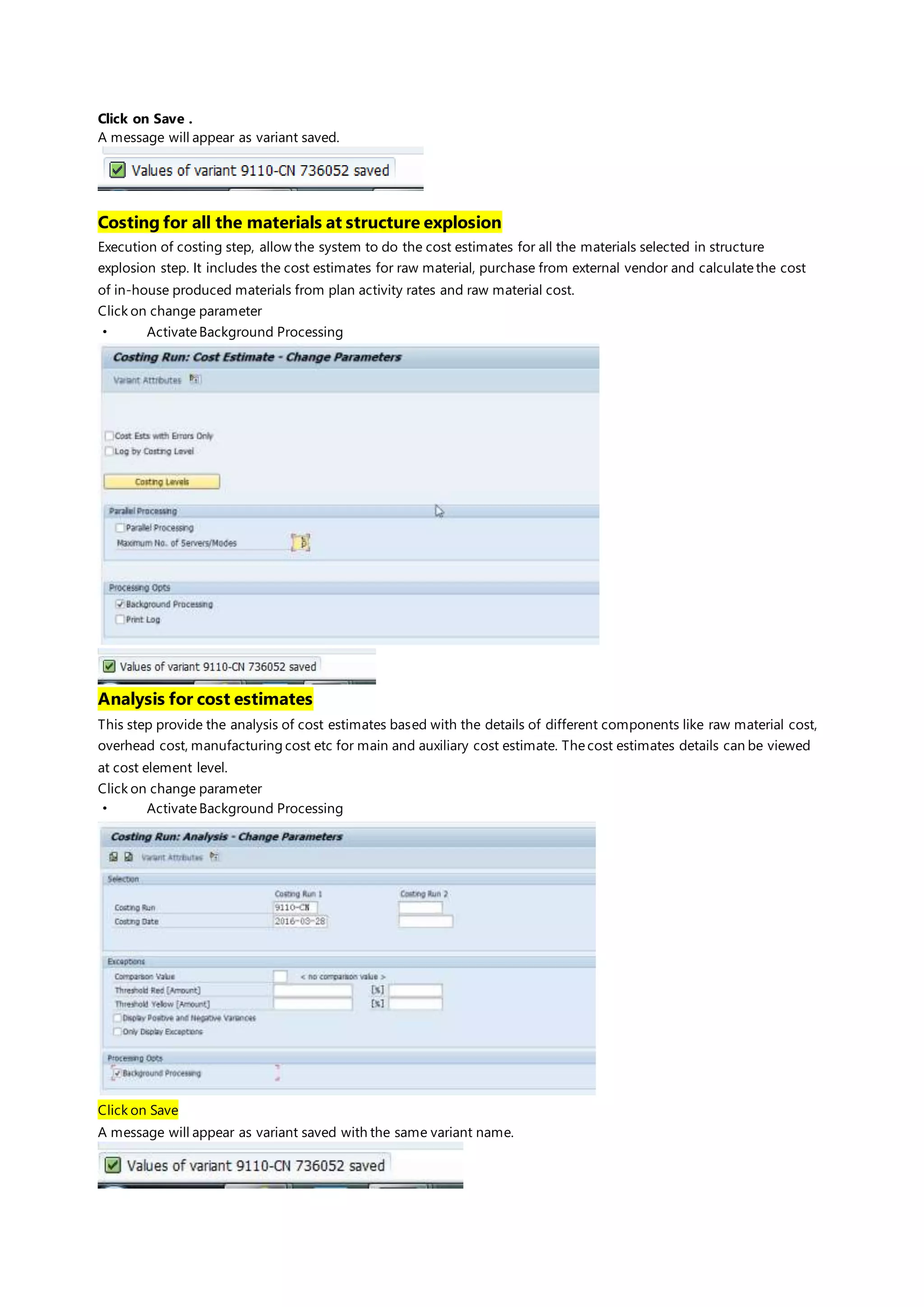 CK40N-Automation of Standard Cost Estimate | DOCX