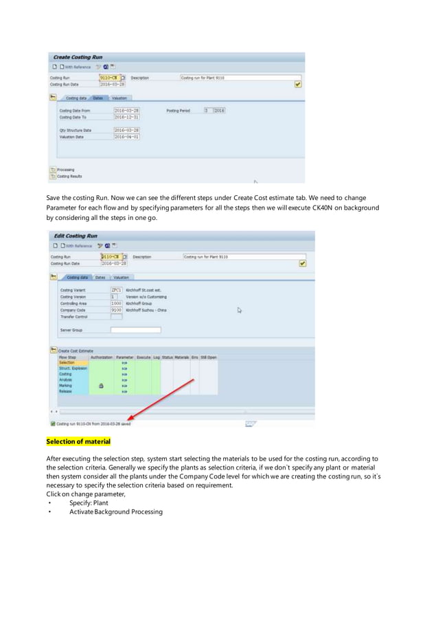 CK40N-Automation of Standard Cost Estimate | DOCX | Technology & Computing