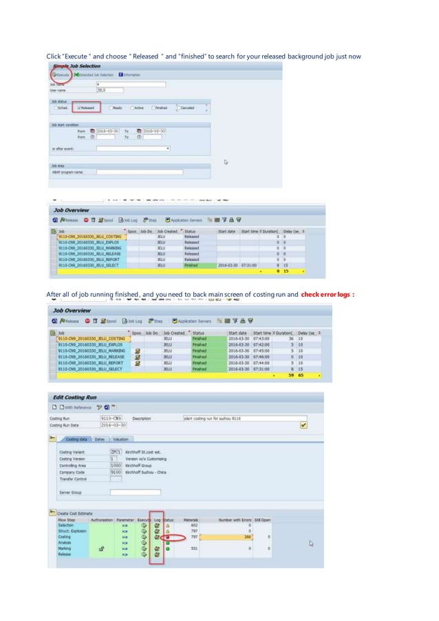 CK40N-Automation of Standard Cost Estimate | DOCX | Technology & Computing