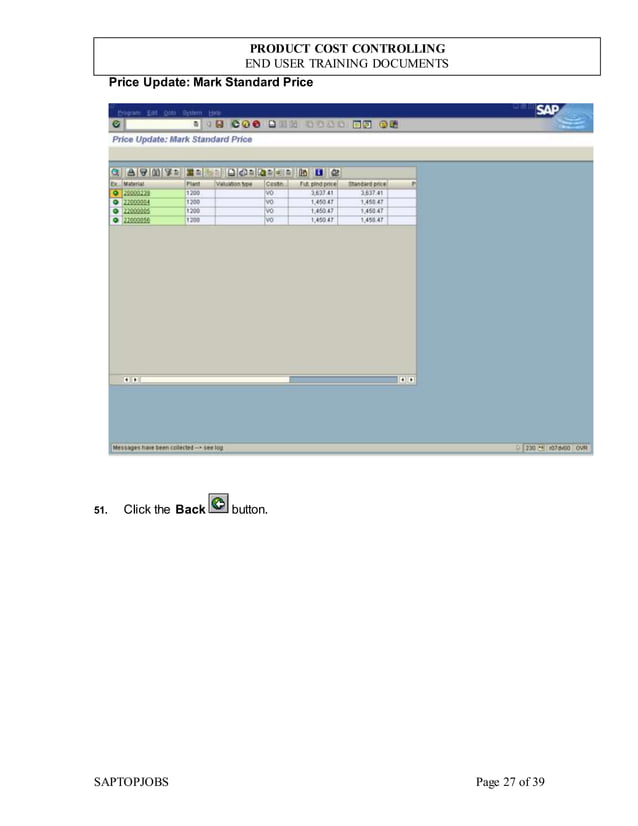 SAP HANA Product Costing / Cost center accounting | PDF