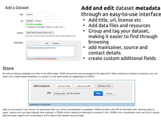CKAN: open source data catalog | PPT