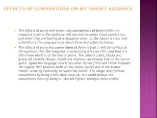 Conventions of form & genre | PPT