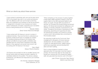 CK Group Brochure - Scientific, Clinical and IT Recruitment | PPT