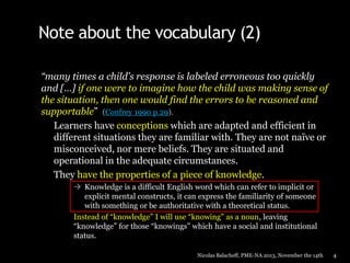 cK¢, a model to reason on learners' conceptions | PPT