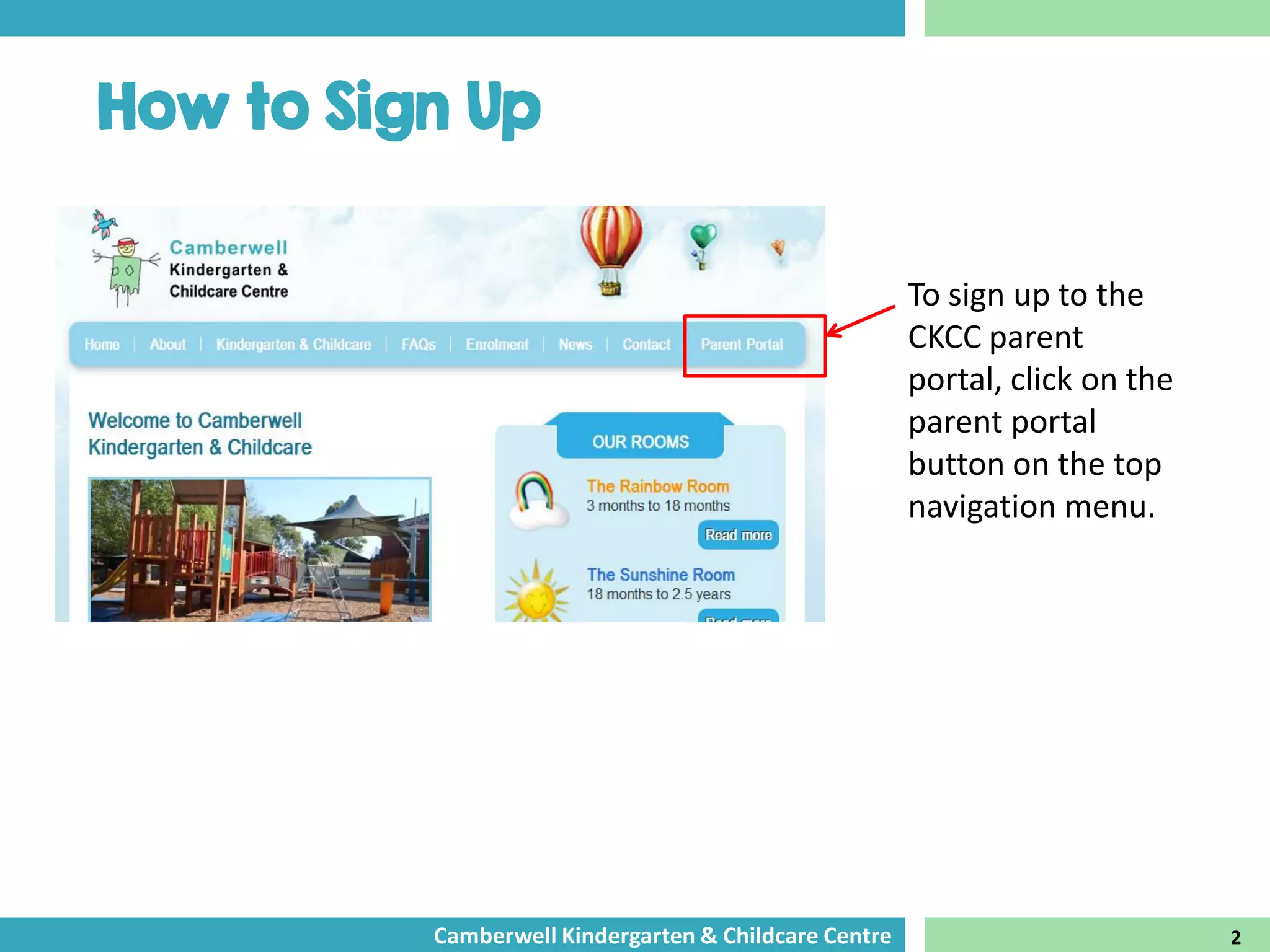 Ckcc sign up process | PDF